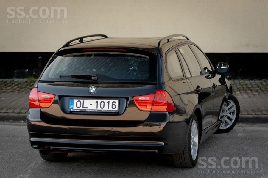 Black BMW 318 2009 in Talsi, with an engine capacity of 2.00 L and mileage of 296 thousand km for 4950 €, photo 8 on AUTOMOTO.COM.LV