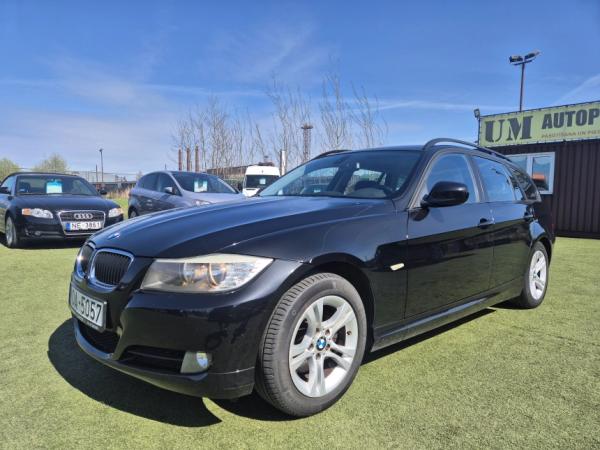 Black BMW 318 2009 in Riga, with an engine capacity of 2.00 L and mileage of 293 thousand km for 4200 €, photo 1 on AUTOMOTO.COM.LV