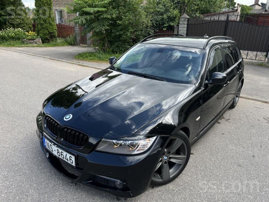 Black BMW 318 2009 in Daugavpils, with an engine capacity of 2.00 L and mileage of 310 thousand km for 3800 €, photo 4 on AUTOMOTO.COM.LV