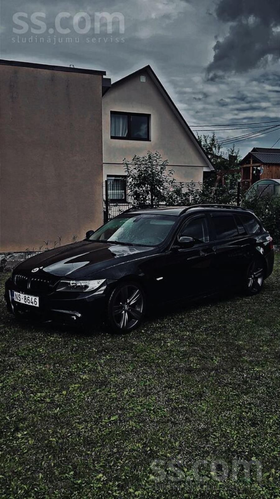 Black BMW 318 2009 in Daugavpils, with an engine capacity of 2.00 L and mileage of 310 thousand km for 3800 €, photo 13 on AUTOMOTO.COM.LV