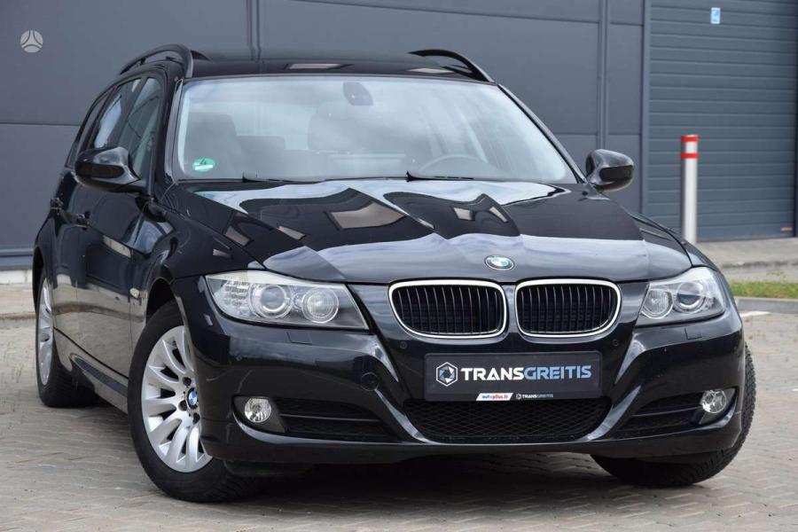 Black BMW 318 2009 in Vilnius, with an engine capacity of 2.00 L and mileage of 224 thousand km for 2750 €, photo 4 on AUTOMOTO.COM.LV
