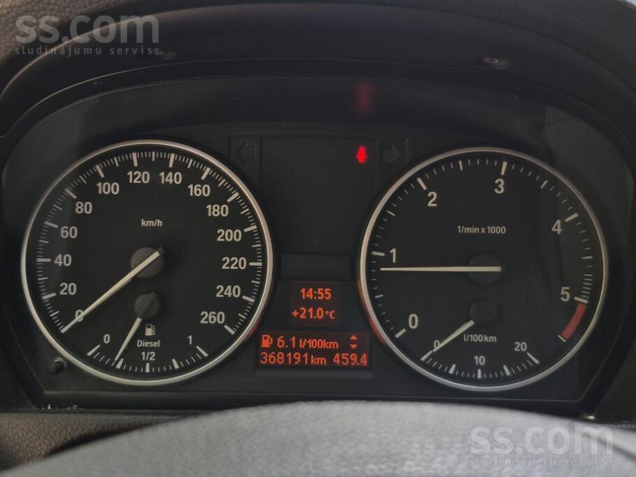 Black BMW 318 2009 in Riga, with an engine capacity of 2.00 L and mileage of 360 thousand km for 3200 €, photo 9 on AUTOMOTO.COM.LV