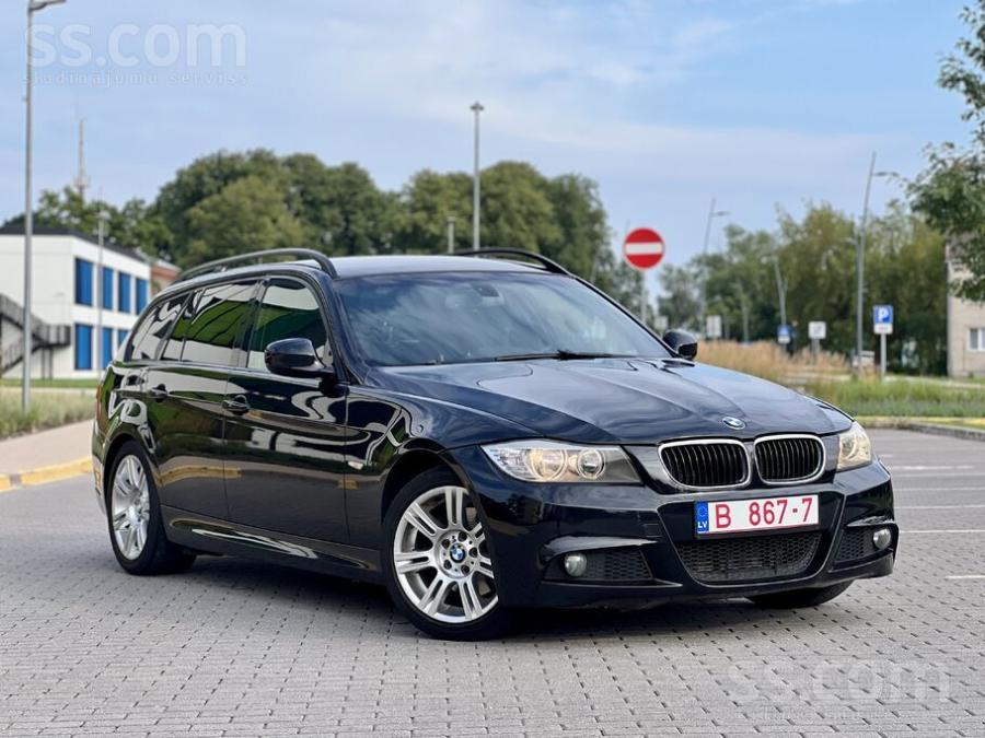 Black BMW 318 2009 in Riga, with an engine capacity of 2.00 L and mileage of 272 thousand km for 5390 €, photo 6 on AUTOMOTO.COM.LV