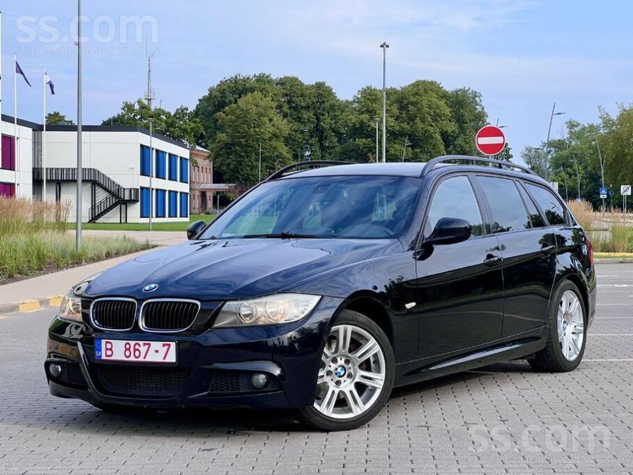 Black BMW 318 2009 in Riga, with an engine capacity of 2.00 L and mileage of 272 thousand km for 5390 €, photo 7 on AUTOMOTO.COM.LV