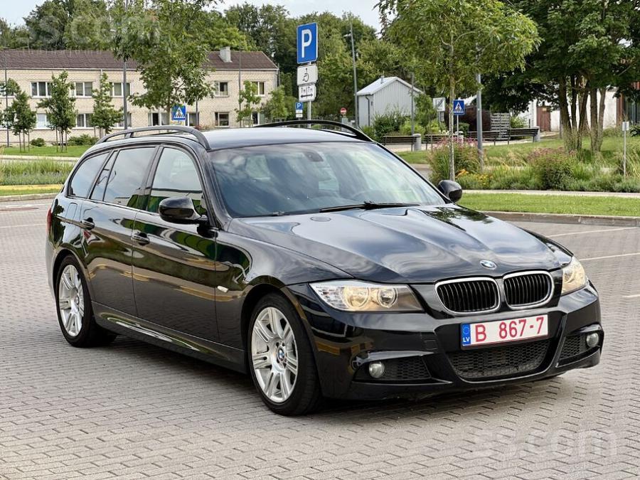 Black BMW 318 2009 in Riga, with an engine capacity of 2.00 L and mileage of 272 thousand km for 5390 €, photo 27 on AUTOMOTO.COM.LV