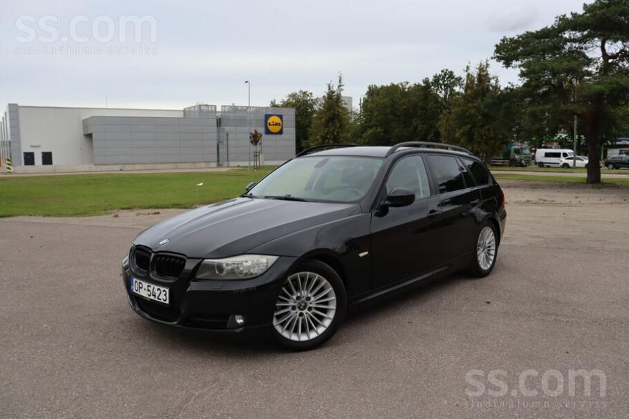 Black BMW 318 2009 in Riga, with an engine capacity of 2.00 L and mileage of 0 thousand km for 5790 €, photo 1 on AUTOMOTO.COM.LV