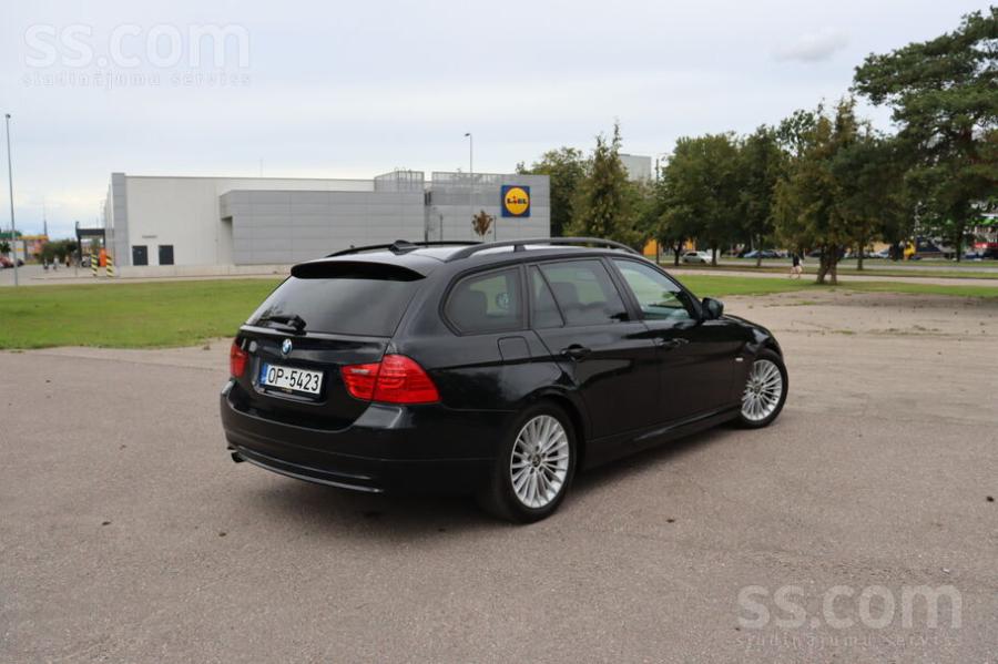 Black BMW 318 2009 in Riga, with an engine capacity of 2.00 L and mileage of 0 thousand km for 5790 €, photo 7 on AUTOMOTO.COM.LV