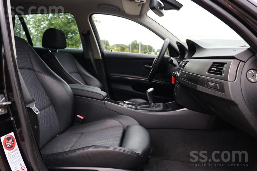 Black BMW 318 2009 in Riga, with an engine capacity of 2.00 L and mileage of 0 thousand km for 5790 €, photo 14 on AUTOMOTO.COM.LV