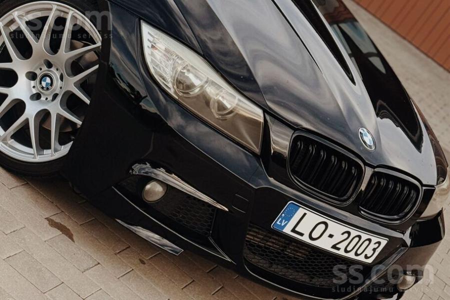 Black BMW 318 2009 in Aluksne, with an engine capacity of 2.00 L and mileage of 474 thousand km for 5300 €, photo 5 on AUTOMOTO.COM.LV