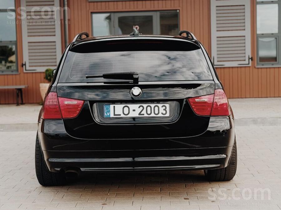 Black BMW 318 2009 in Aluksne, with an engine capacity of 2.00 L and mileage of 474 thousand km for 5300 €, photo 6 on AUTOMOTO.COM.LV