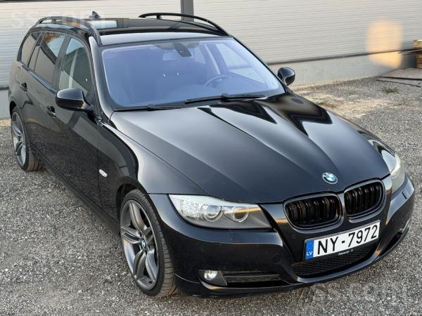 Black BMW 318 2009 in Riga, with an engine capacity of 2.00 L and mileage of 343 thousand km for 4500 €, photo 4 on AUTOMOTO.COM.LV