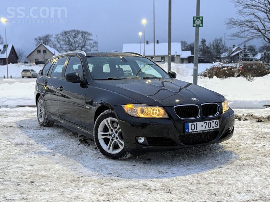 Black BMW 318 2010 in Talsi, with an engine capacity of 2.00 L and mileage of 318 thousand km for 4990 €, photo 2 on AUTOMOTO.COM.LV