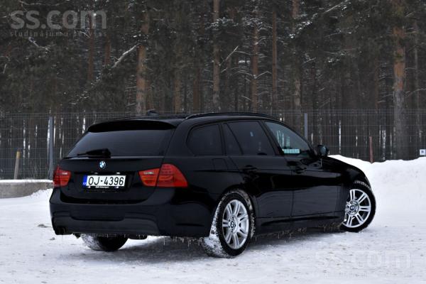 Black BMW 318 2010 in Riga, with an engine capacity of 2.00 L and mileage of 0 thousand km for 6490 €, photo 2 on AUTOMOTO.COM.LV