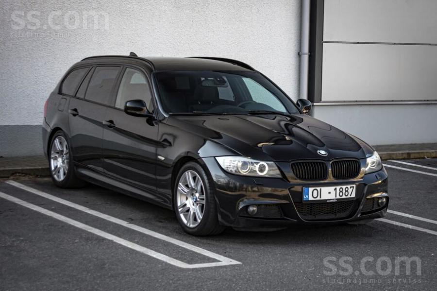 Black BMW 318 2010 in Riga, with an engine capacity of 2.00 L and mileage of 0 thousand km for 6950 €, photo 3 on AUTOMOTO.COM.LV