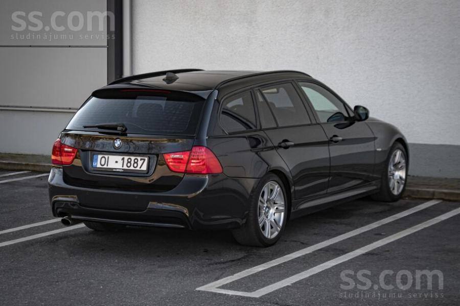 Black BMW 318 2010 in Riga, with an engine capacity of 2.00 L and mileage of 0 thousand km for 6950 €, photo 4 on AUTOMOTO.COM.LV