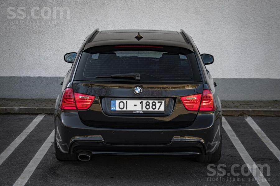 Black BMW 318 2010 in Riga, with an engine capacity of 2.00 L and mileage of 0 thousand km for 6950 €, photo 5 on AUTOMOTO.COM.LV
