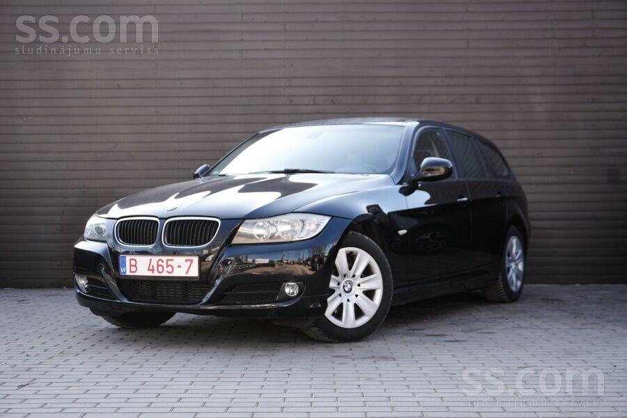Black BMW 318 2010 in Riga, with an engine capacity of 2.00 L and mileage of 306 thousand km for 5390 €, photo 1 on AUTOMOTO.COM.LV