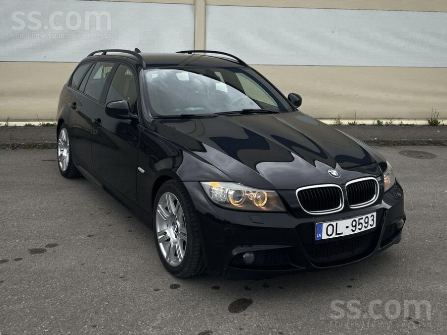 Black BMW 318 2010 in Tukums, with an engine capacity of 2.00 L and mileage of 376 thousand km for 6350 €, photo 1 on AUTOMOTO.COM.LV