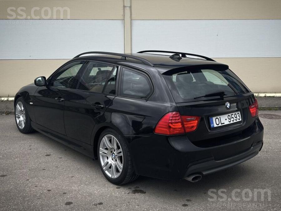 Black BMW 318 2010 in Tukums, with an engine capacity of 2.00 L and mileage of 376 thousand km for 6350 €, photo 7 on AUTOMOTO.COM.LV