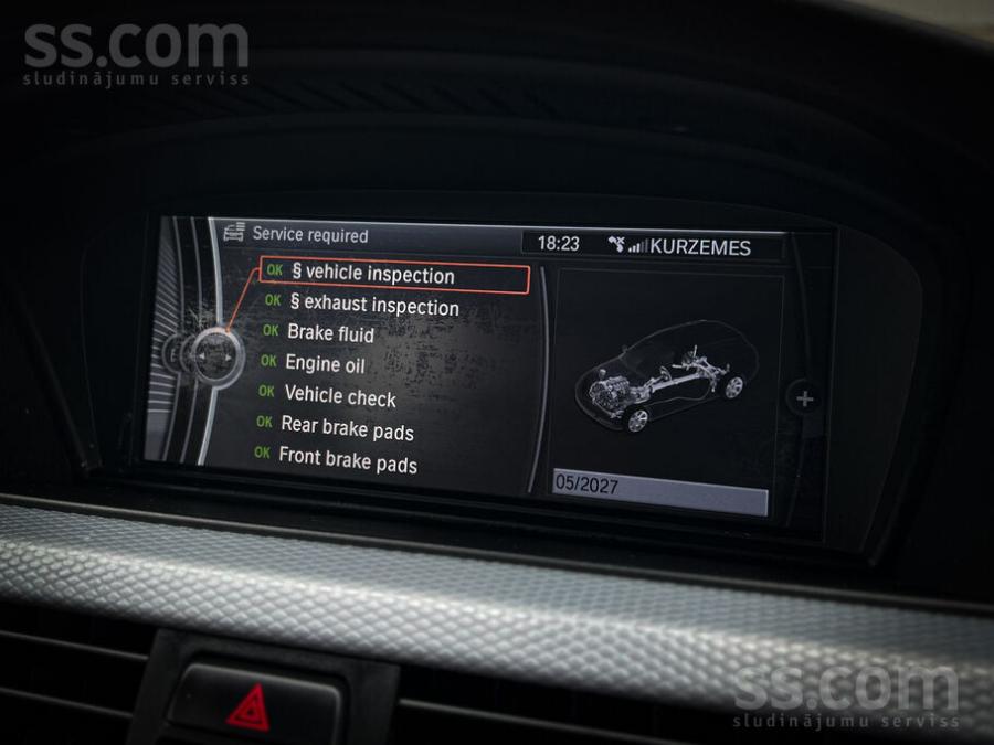 Black BMW 318 2010 in Tukums, with an engine capacity of 2.00 L and mileage of 376 thousand km for 6350 €, photo 28 on AUTOMOTO.COM.LV