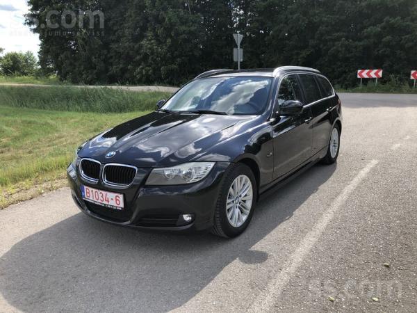 Black BMW 318 2010 in Riga, with an engine capacity of 1.80 L and mileage of 0 thousand km for 4990 €, photo 1 on AUTOMOTO.COM.LV