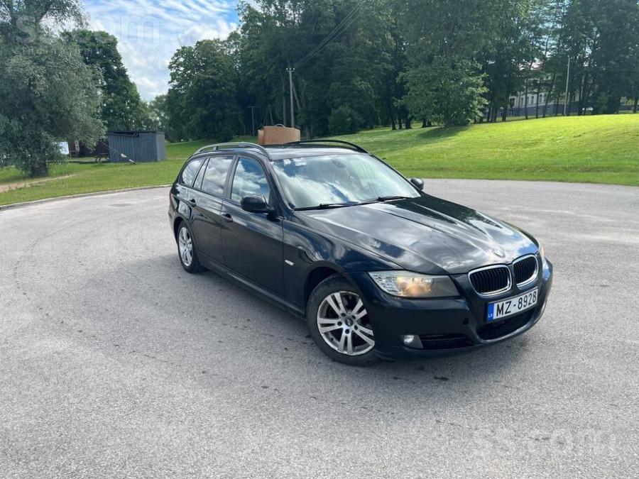 Black BMW 318 2010 in Balvi, with an engine capacity of 2.00 L and mileage of 351 thousand km for 2500 €, photo 1 on AUTOMOTO.COM.LV