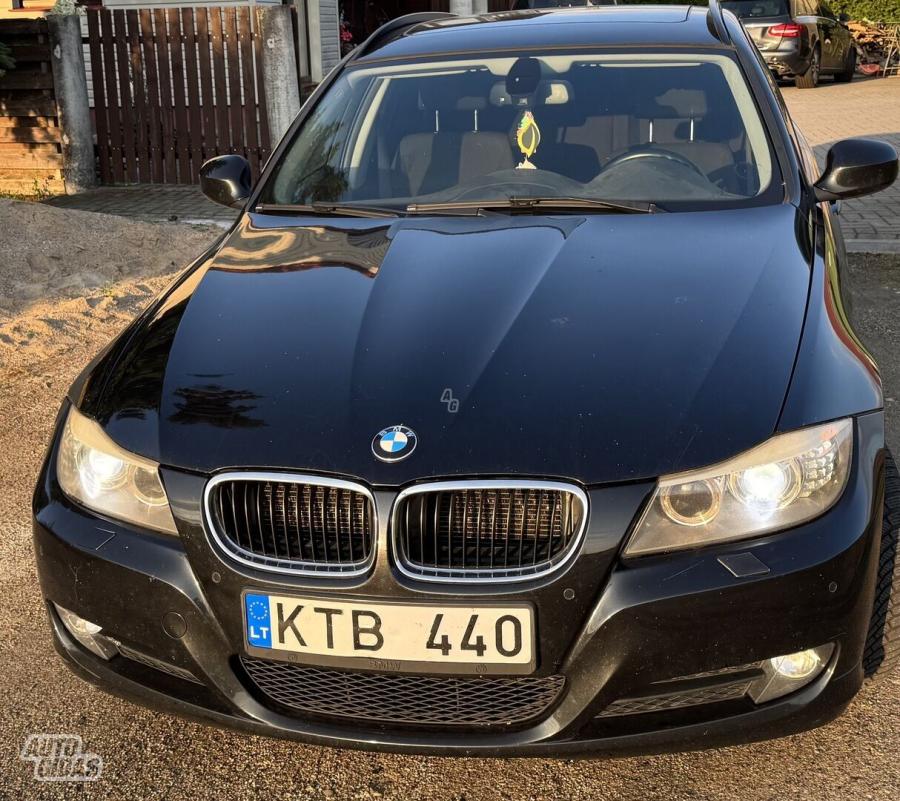 Black BMW 318 2010 in Kaunas, with an engine capacity of 1.80 L and mileage of 365 thousand km for 2300 €, photo 1 on AUTOMOTO.COM.LV