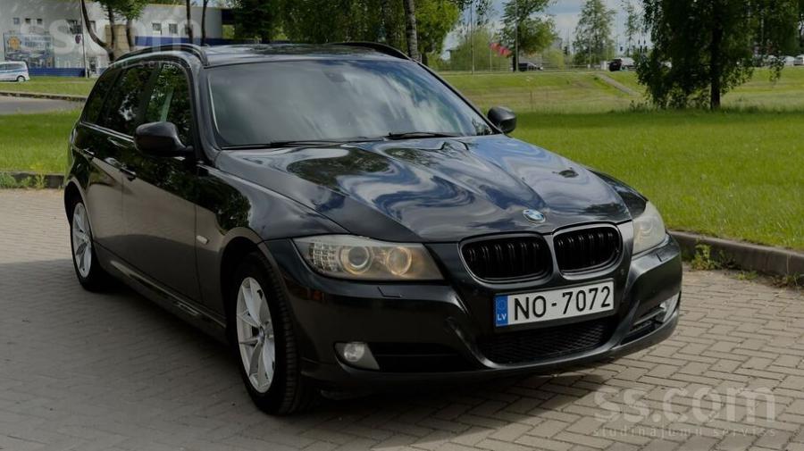 Черный БМВ 318 2010 в Елгава, объемом двигателя 2.00 л и пробегом 295 тыс. км за 5100 €, фото 1 на AUTOMOTO.COM.LV