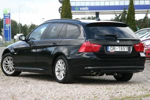 Black BMW 318 2010 in Tukums, with an engine capacity of 2.00 L and mileage of 278 thousand km for 3900 €, photo 5 on AUTOMOTO.COM.LV