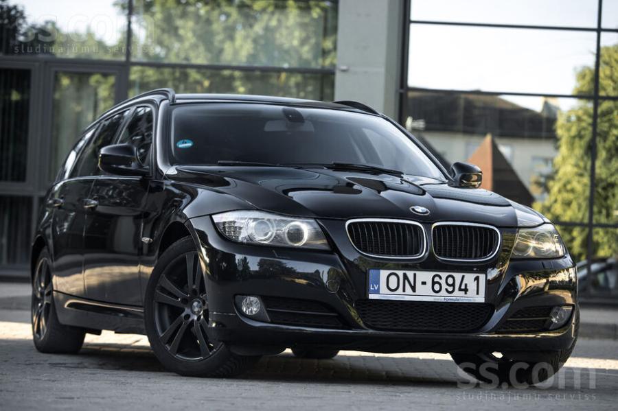 Black BMW 318 2011 in Tukums, with an engine capacity of 2.00 L and mileage of 324 thousand km for 5550 €, photo 1 on AUTOMOTO.COM.LV