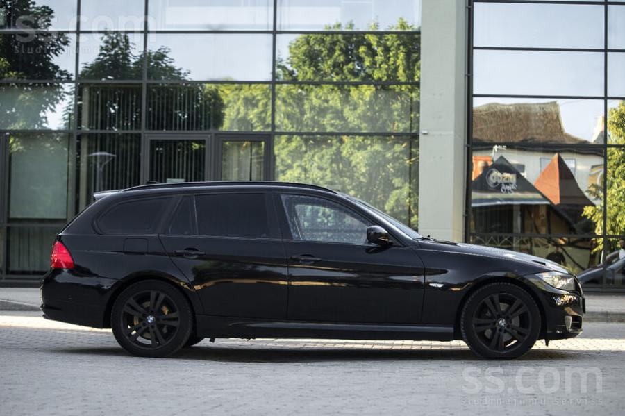 Black BMW 318 2011 in Tukums, with an engine capacity of 2.00 L and mileage of 324 thousand km for 5550 €, photo 6 on AUTOMOTO.COM.LV