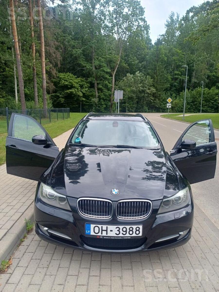 Black BMW 318 2011 in Ogre, with an engine capacity of 2.00 L and mileage of 273 thousand km for 5055 €, photo 10 on AUTOMOTO.COM.LV