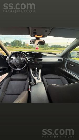 Black BMW 318 2011 in Valmiera, with an engine capacity of 2.00 L and mileage of 391 thousand km for 4200 €, photo 6 on AUTOMOTO.COM.LV
