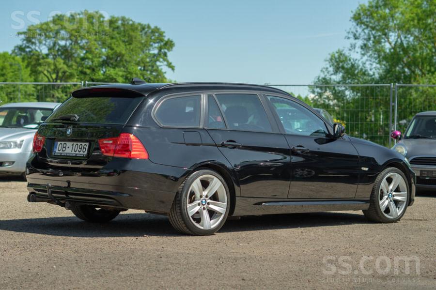 Black BMW 318 2012 in Liepaja, with an engine capacity of 2.00 L and mileage of 266 thousand km for 6250 €, photo 6 on AUTOMOTO.COM.LV