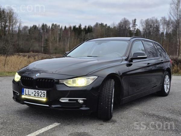 Black BMW 318 2012 in Valmiera, with an engine capacity of 2.00 L and mileage of 273 thousand km for 8650 €, photo 1 on AUTOMOTO.COM.LV