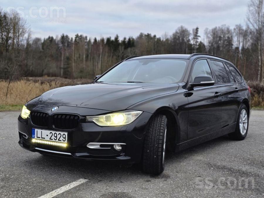Black BMW 318 2012 in Valmiera, with an engine capacity of 2.00 L and mileage of 273 thousand km for 8650 €, photo 1 on AUTOMOTO.COM.LV