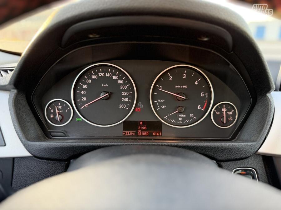 Black BMW 318 2012 in Siauliai, with an engine capacity of 2.00 L and mileage of 351 thousand km for 6777 €, photo 16 on AUTOMOTO.COM.LV