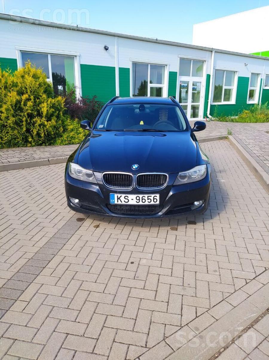 Black BMW 318 2012 in Dobele, with an engine capacity of 2.00 L and mileage of 325 thousand km for 3850 €, photo 1 on AUTOMOTO.COM.LV