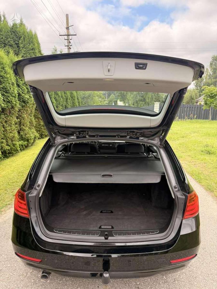 Black BMW 318 2012 in Utena, with an engine capacity of 2.00 L and mileage of 212 thousand km for 6200 €, photo 13 on AUTOMOTO.COM.LV