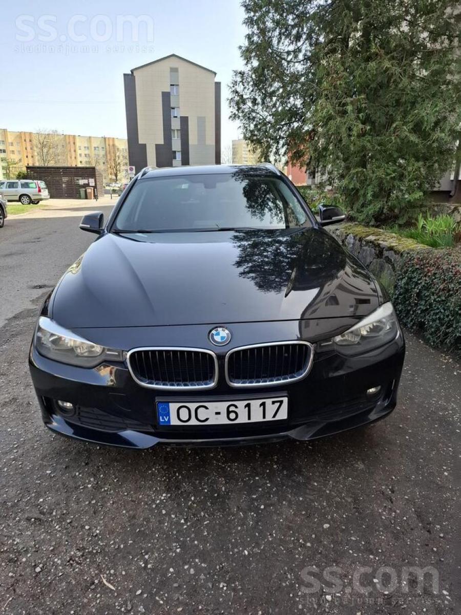 Black BMW 318 2013 in Riga, with an engine capacity of 2.00 L and mileage of 313 thousand km for 7200 €, photo 1 on AUTOMOTO.COM.LV