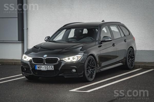 Black BMW 318 2013 in Riga, with an engine capacity of 2.00 L and mileage of 0 thousand km for 10650 €, photo 1 on AUTOMOTO.COM.LV