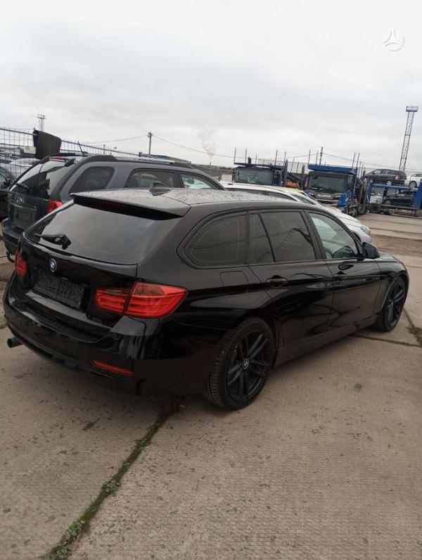 Black BMW 318 2013 in Kaunas, with an engine capacity of 2.00 L and mileage of 164 thousand km for 6800 €, photo 6 on AUTOMOTO.COM.LV