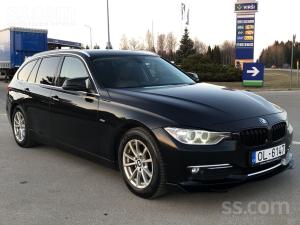 Black BMW 318 2013 in Cesis, with an engine capacity of 2.00 L and mileage of 0 thousand km for 8900 €, photo 2 on AUTOMOTO.COM.LV