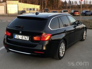Black BMW 318 2013 in Cesis, with an engine capacity of 2.00 L and mileage of 0 thousand km for 8900 €, photo 3 on AUTOMOTO.COM.LV