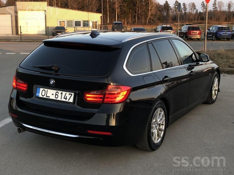 Black BMW 318 2013 in Cesis, with an engine capacity of 2.00 L and mileage of 0 thousand km for 8900 €, photo 3 on AUTOMOTO.COM.LV
