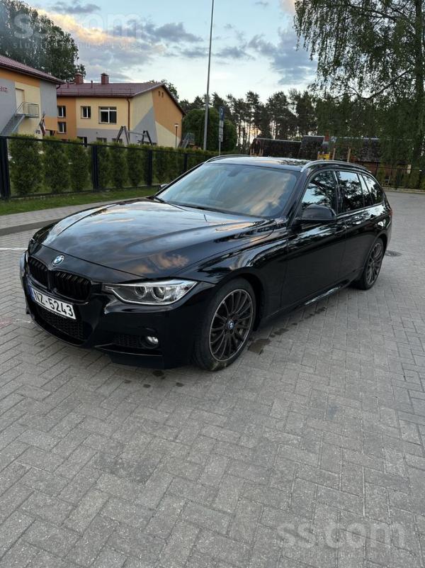 Black BMW 318 2013 in Valmiera, with an engine capacity of 2.00 L and mileage of 298 thousand km for 9500 €, photo 1 on AUTOMOTO.COM.LV