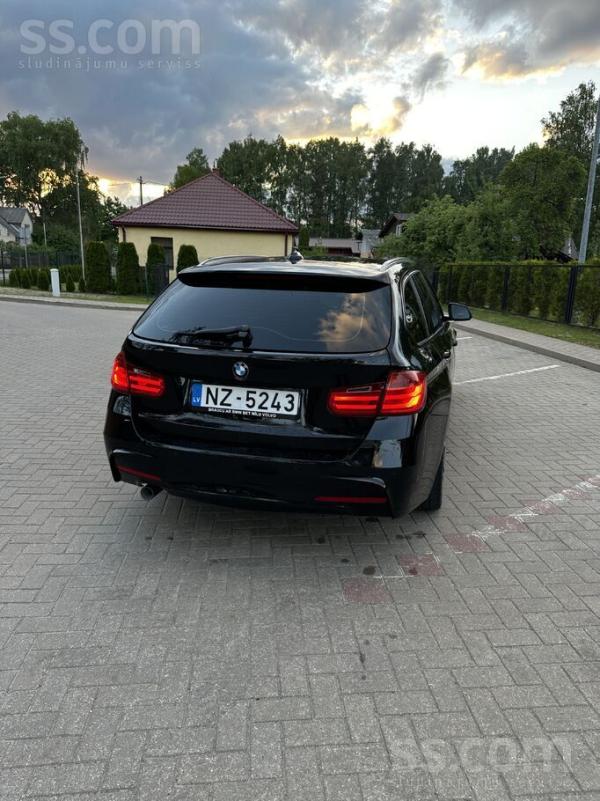 Black BMW 318 2013 in Valmiera, with an engine capacity of 2.00 L and mileage of 298 thousand km for 9500 €, photo 6 on AUTOMOTO.COM.LV