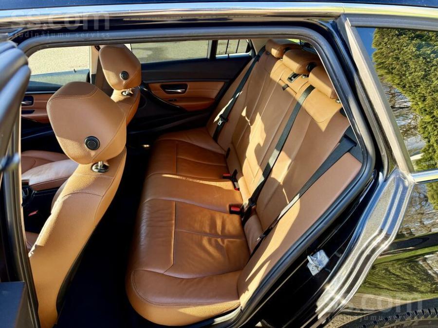 Black BMW 318 2013 in Riga, with an engine capacity of 2.00 L and mileage of 355 thousand km for 5550 €, photo 18 on AUTOMOTO.COM.LV