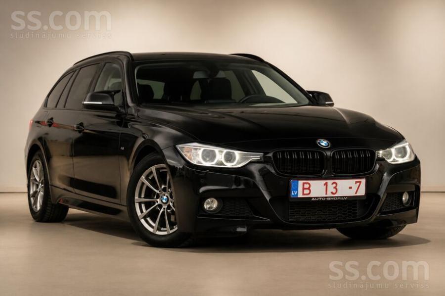 Black BMW 318 2013 in Tukums, with an engine capacity of 2.00 L and mileage of 243 thousand km for 10900 €, photo 1 on AUTOMOTO.COM.LV