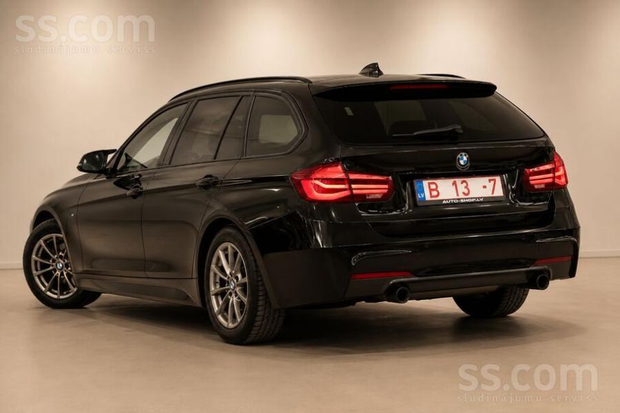 Black BMW 318 2013 in Tukums, with an engine capacity of 2.00 L and mileage of 243 thousand km for 10900 €, photo 5 on AUTOMOTO.COM.LV